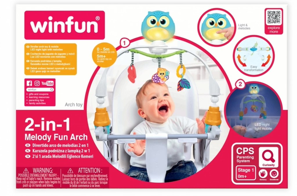 WIN FUN BABY MUZICKI LUK ZA KOLICA/KREVETAC LED