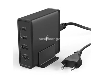 Hama USB Stanica Za Punjenje 65W (2xPD USB-C, 2xUSB-A)