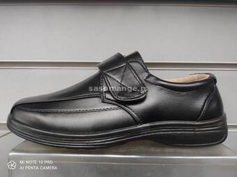 Cipele muske cipele crne cipele na čičak CA256 cipele