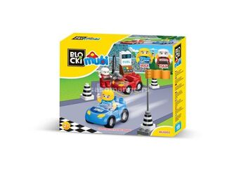 KOCKE BLOCKI MUBI TRKACKI AUTOMOBILI 19PCS