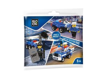 KOCKE BLOCKI POLICIJSKA VOZILA IZNENADJENJE 49PCS