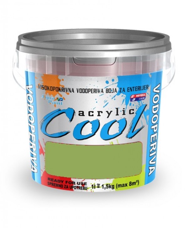 COOL-ACRYLIC, 1L, 14-TAMNO ZELENA