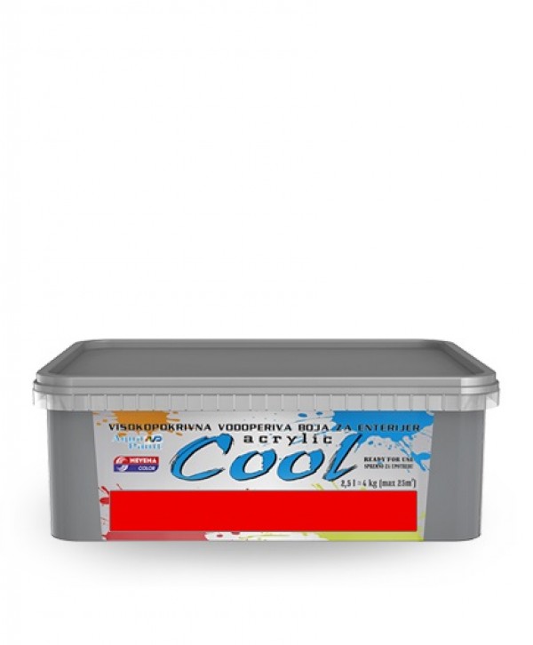 COOL-ACRYLIC, 2.5L, 20-KORAL CRVENA