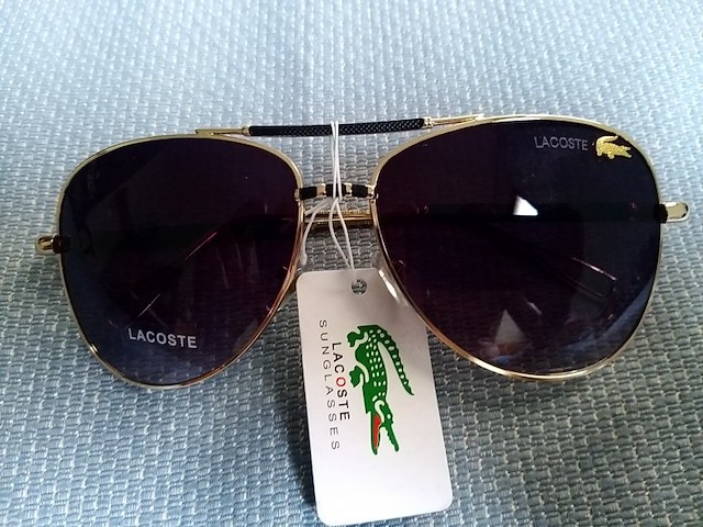 LaCoste Suncane Crne Naocare Unisex Nove.