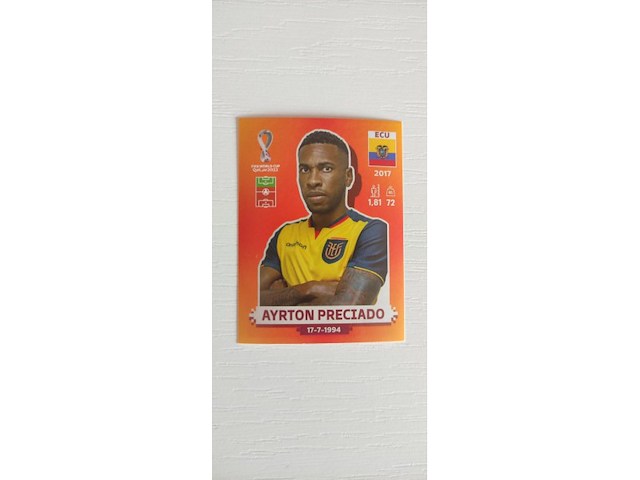 Panini FIFA 2022 Qatar ECU 18