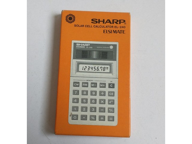 kalkulator SHARP EL-240 elsimate Made in Japan