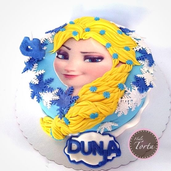 Elsa lik na torti