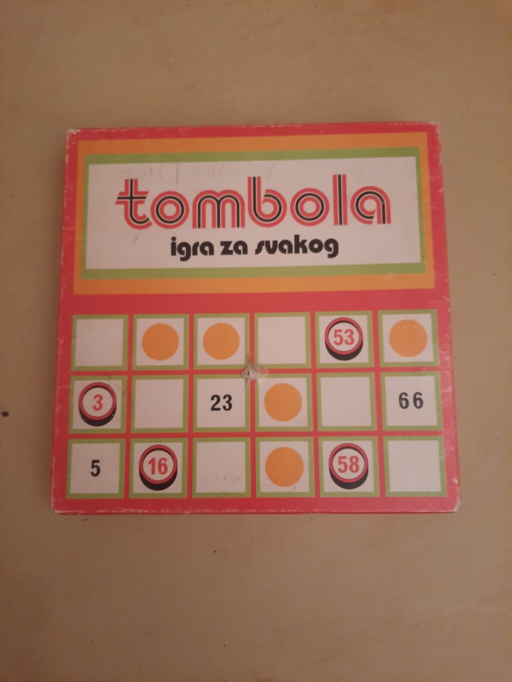 Tombola - sah