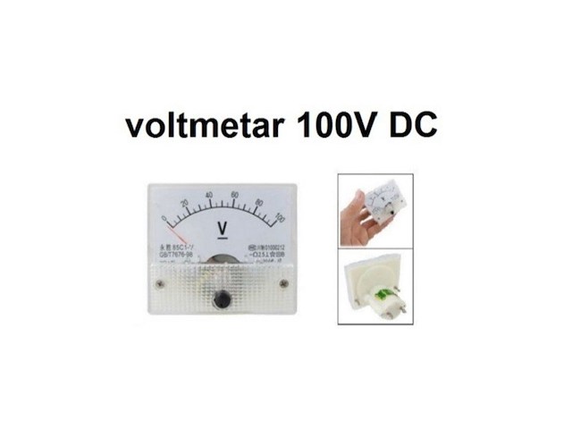 Voltmetar DC 100 V - analogni