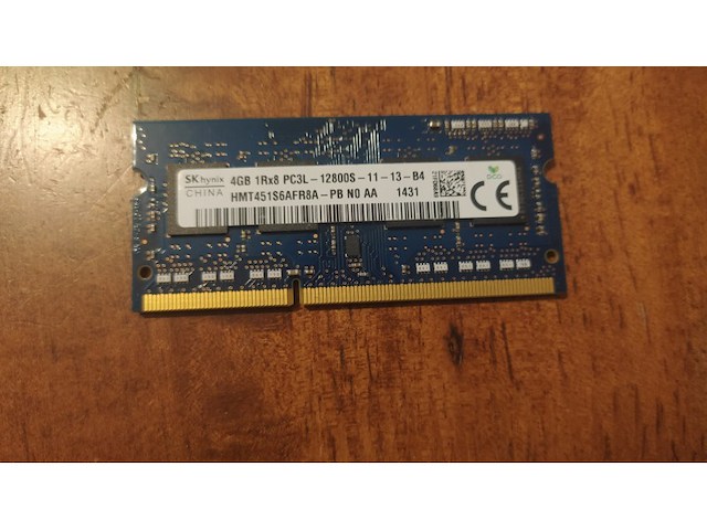 Ram memorija BR8 DDR3 Hynix 4GB , 1600Mhz , PC3L