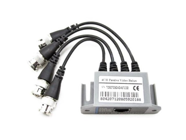 BALUN RJ45-4CH-300M Gembird balun za 4 kamere (AHD/CVI/TVI) do 5 megapiksela cena za komad