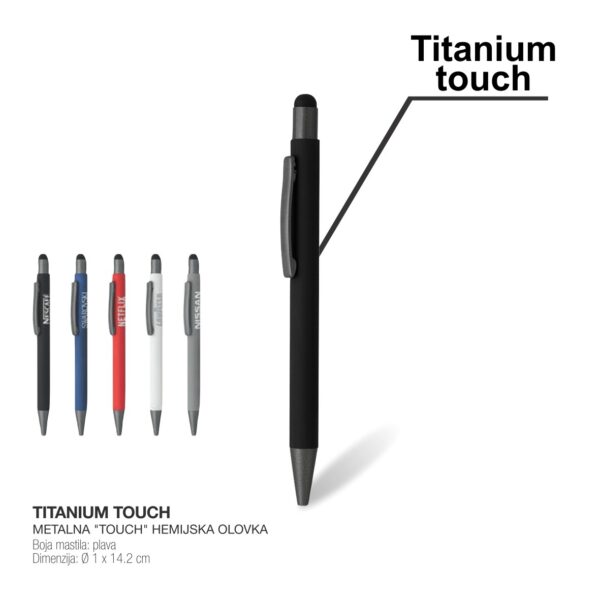 Hemijska olovka Titanium Touch Screen