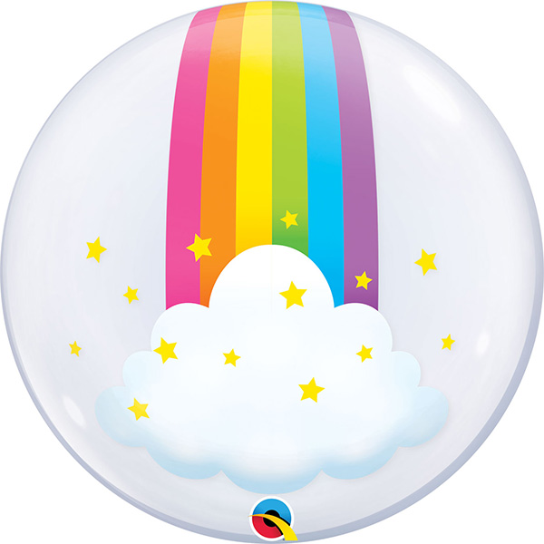 13036
24″ Deco Bubble Rainbow Clouds