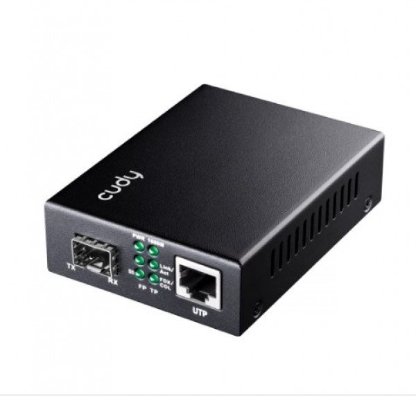 CUDY MC220 Gigabit Ethernet Fiber konverter sa 1 SFP slotom
