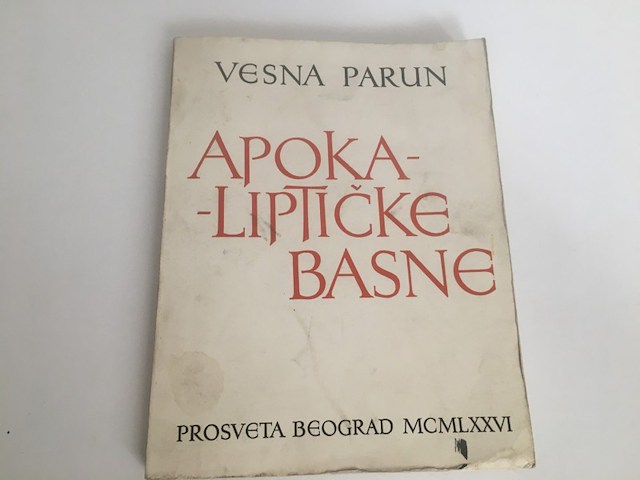 Vesna Parun  Apokaliptičke basne