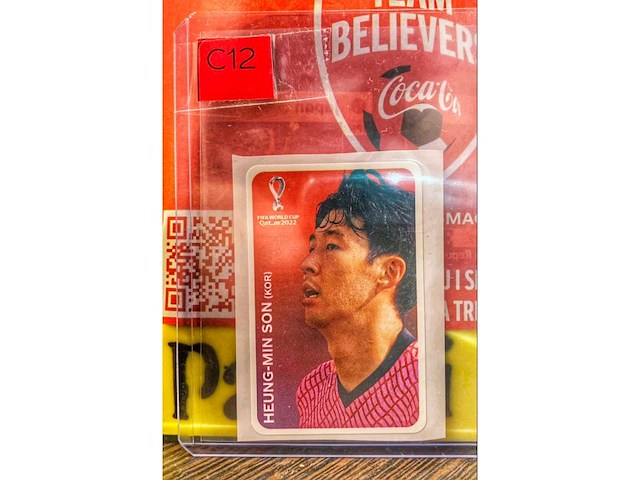 Coca Cola sličica za Qatar 2022 - C12 Heung-Min Son