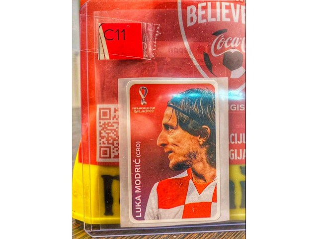 Coca Cola sličica za Qatar 2022 - C11 Luka Modrić
