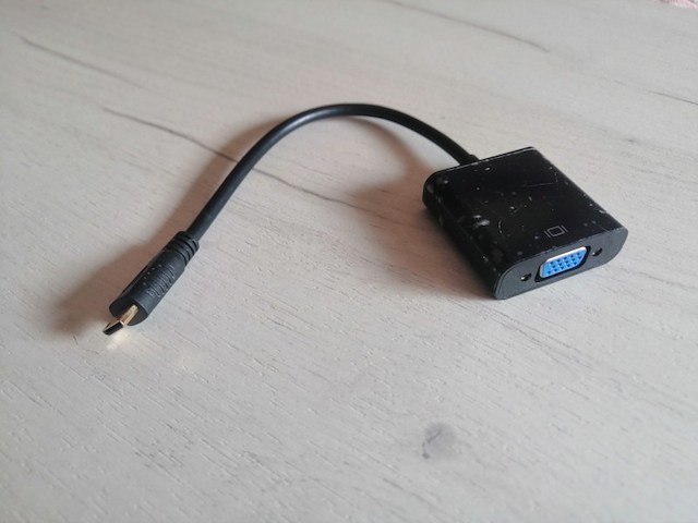 Mini HDMI to VGA adapter