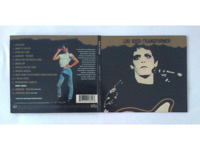 LOU REED - Transformer (CD) Made in Greece