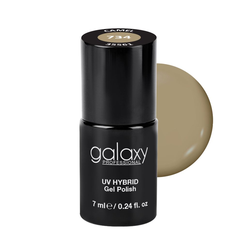 Trajni lak za nokte UV/LED GALAXY Hybrid 7ml Camel S734