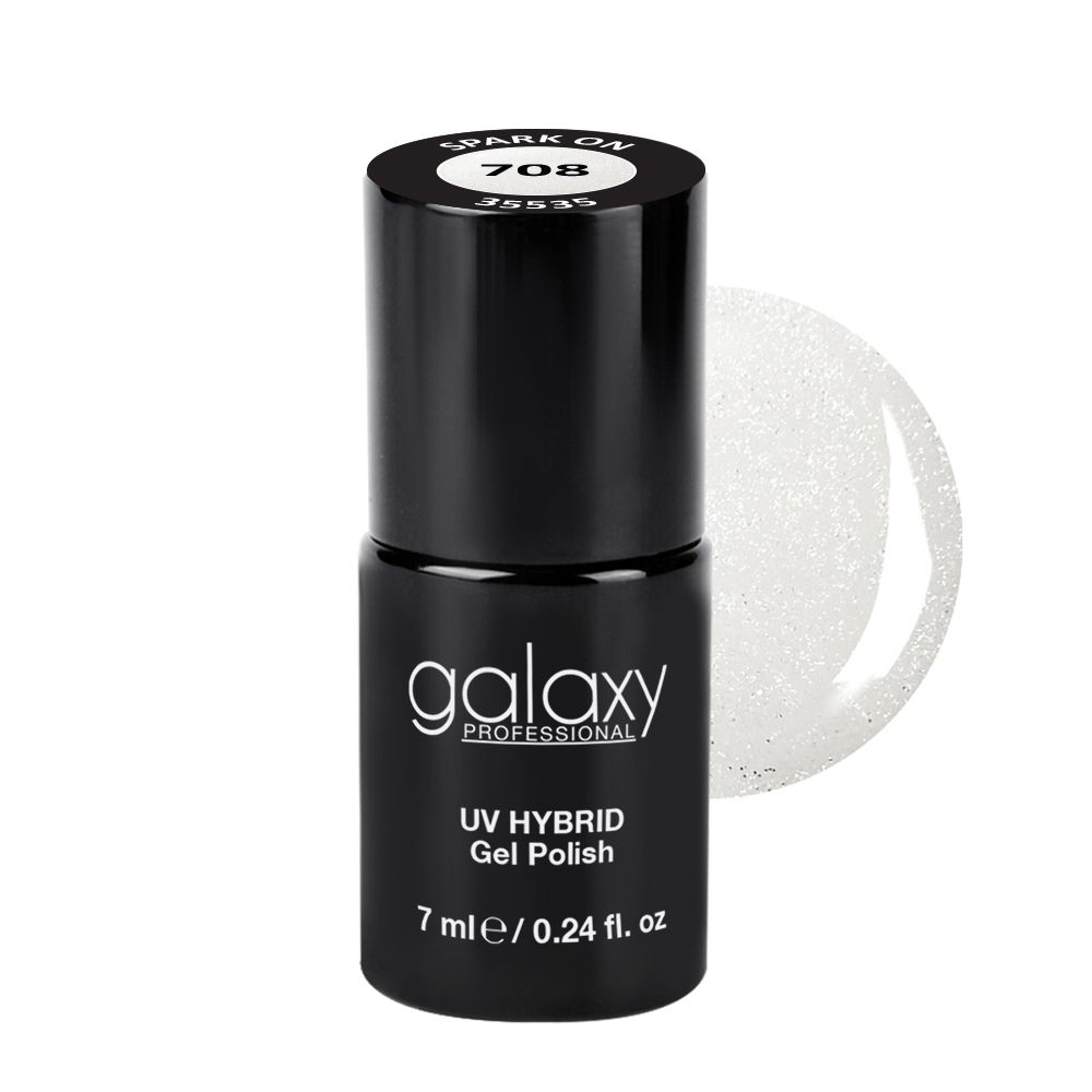 Trajni lak za nokte UV/LED GALAXY Hybrid 7ml Spark On S708