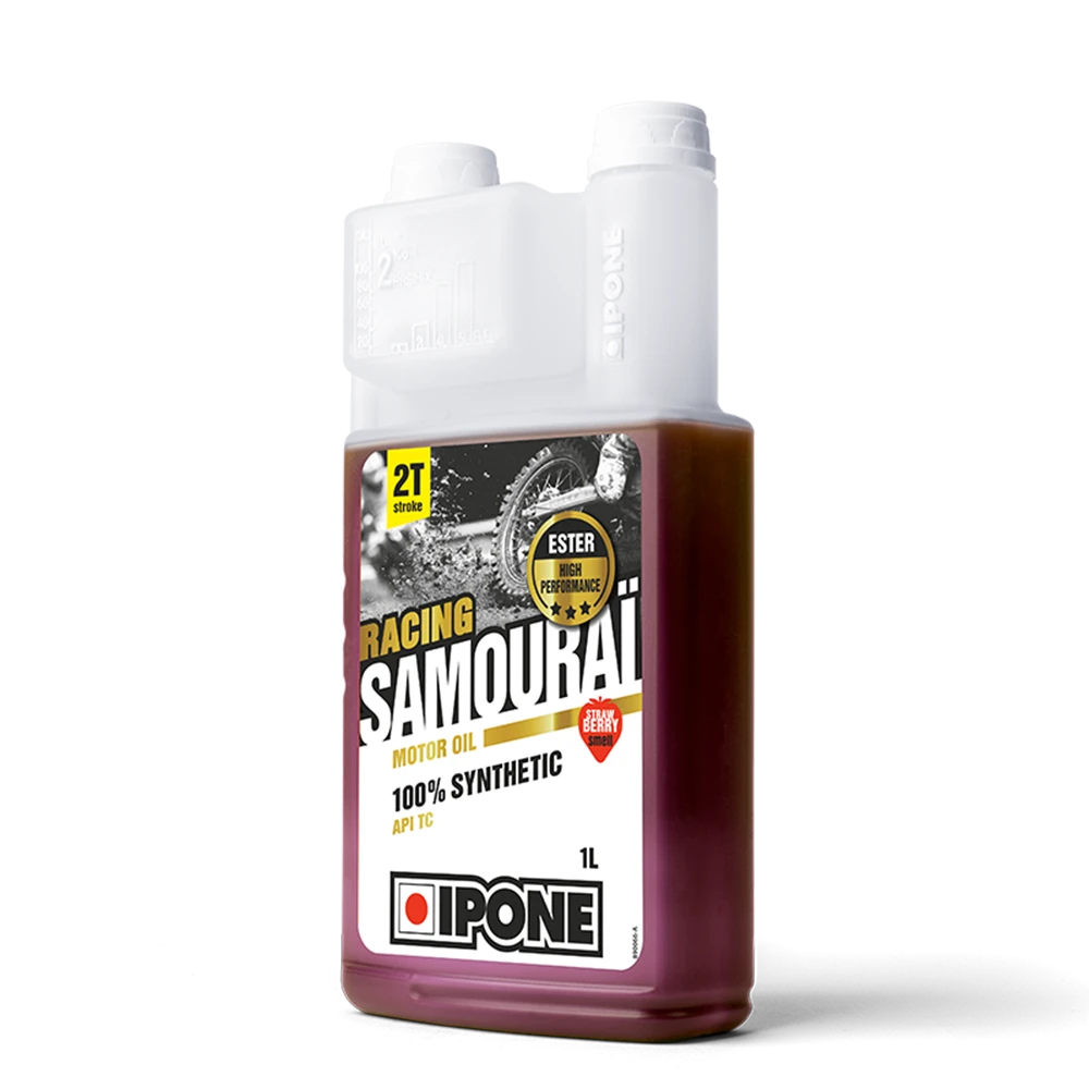IPONE sintetičko ulje za mešavinu 2T dozer sa mirisom JAGODE Samourai racing