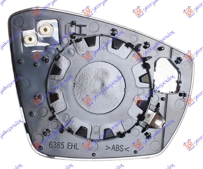 STAKLO RETROVIZORA SA GREJACEM (ASFERICNO) - LEVO