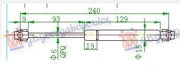 AMORTIZER HAUBE (242L-380N)