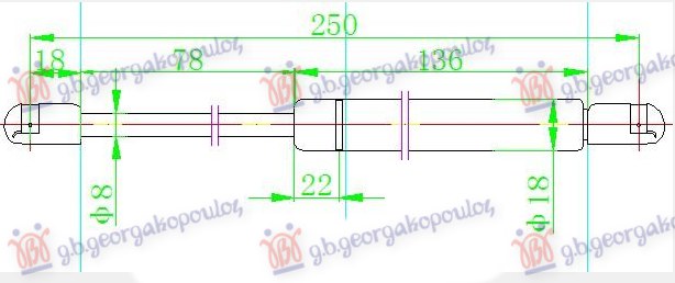 AMORTIZER HAUBE (250L-660N)