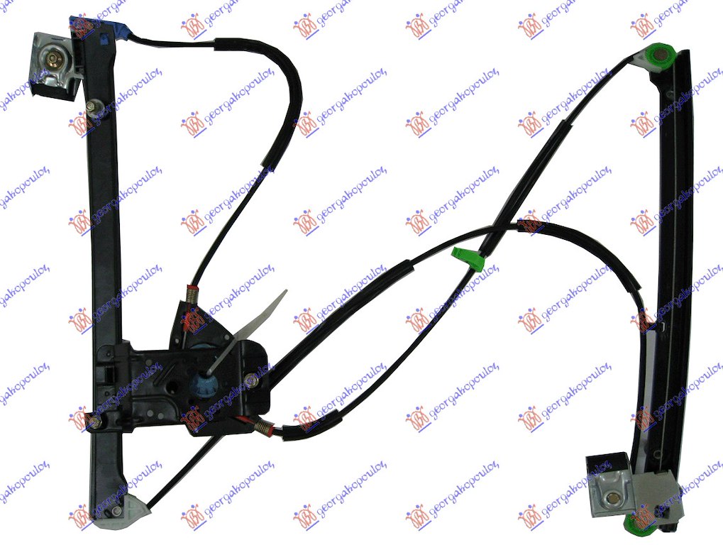 PODIZAC PREDNJEG PROZORA ELEKTRICNI (BEZ MOTORA) 3 VRATA - LEVO
