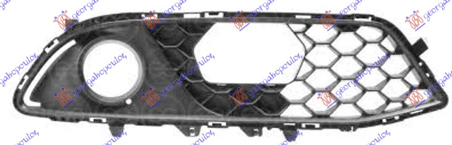 PVC MASKA PREDNJEG BRANIKA (OTVOR ZA MAGLENKU) (OTVOR ZA SENZOR) - DESNO