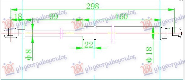 AMORTIZER HAUBE (298L-400N)