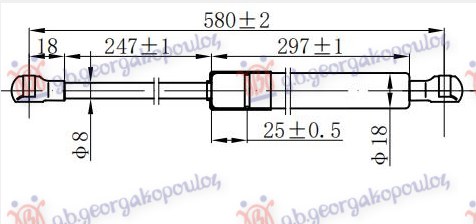 AMORTIZER HAUBE (583L-400N)