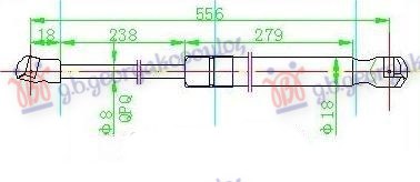 AMORTIZER HAUBE (556L-240N)