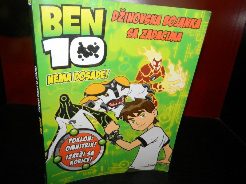 Ben 10 - džinovska bojanka sa zadacima NOVO