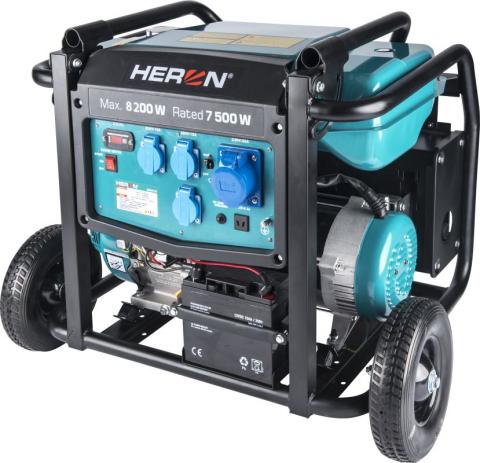 Heron benzinski monofazni agregat 8.2kW (230V), el. start (8896145)