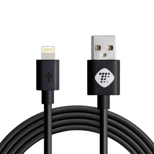 USB Data kabl Teracell Plus za iPhone lightning crni 2m