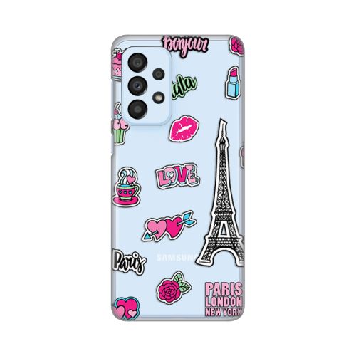 Silikonska futrola - maska print Skin za Samsung A336 Galaxy A33 5G Love Paris