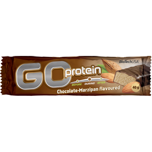 BioTech USA Go Protein Bar 40g Čokolada/Marcipan