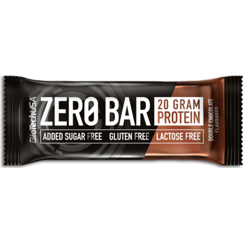 BioTech USA Zero Bar Dupla Čokolada 50 g