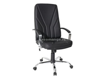 Radna fotelja - KliK 5500 CR CR (eko koža) - Crna