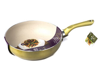 Lorme clasic tiganj granit Wok 28cm - Gold