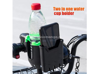 2u1 držač za telefon i flašu za bicikl