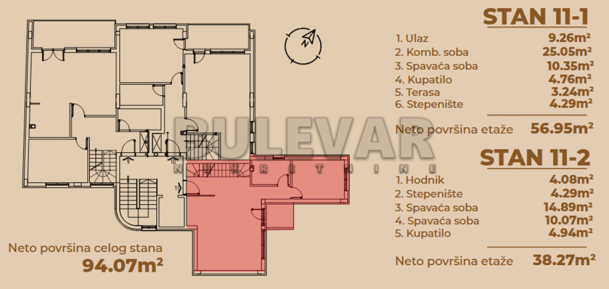 Novogradnja , centar , povracaj pdv