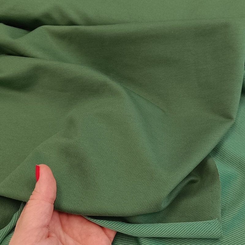 Pamučni futer tamno zelen