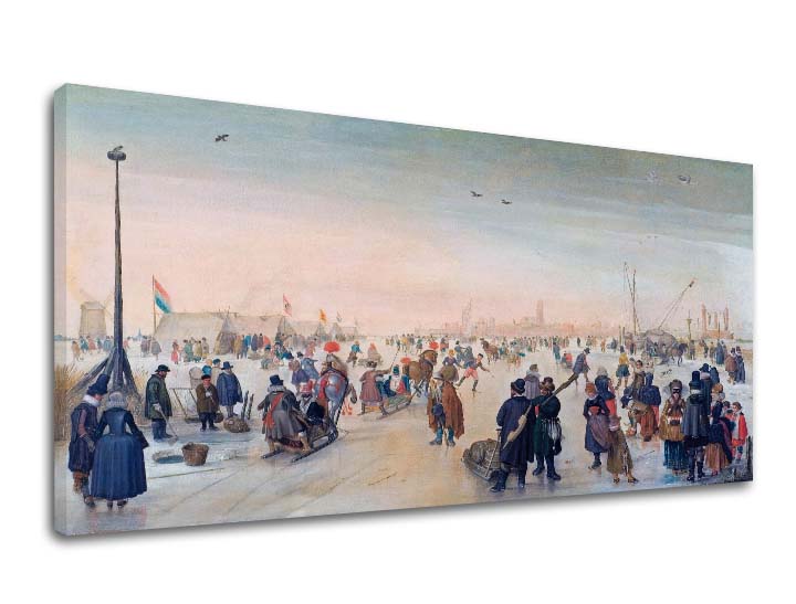 Slike na platnu Hendrick Avercamp - The Little Ice Age