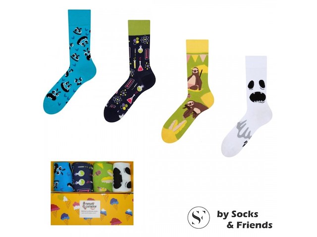 Socks &; Friends Set Čarapa 4/1 Fun
