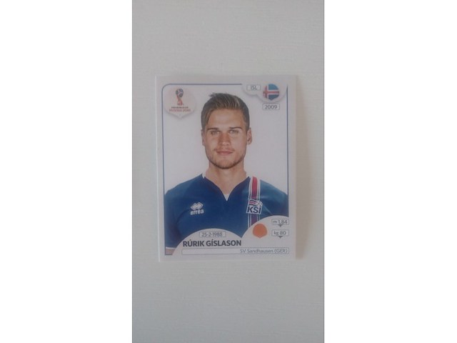 Panini FIFA 2018 Russia sličica broj 294