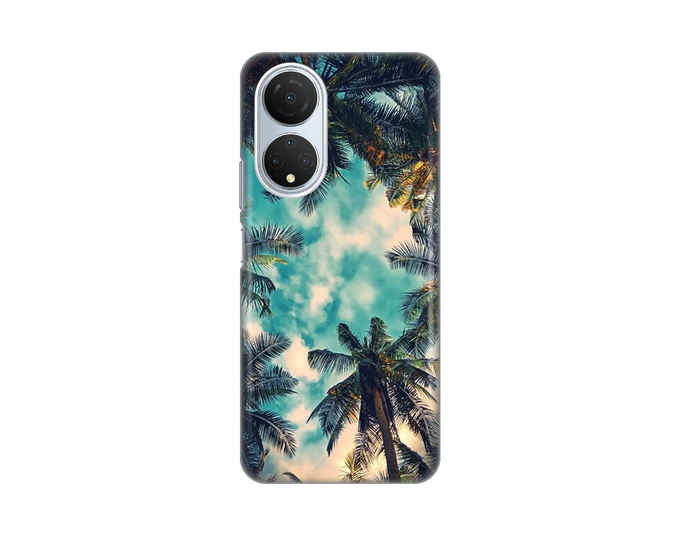 Silikonska futrola PRINT - Huawei Honor X7 Palm Tree