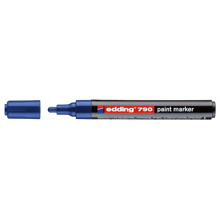 Paint marker E-790 2-3mm plava Edding